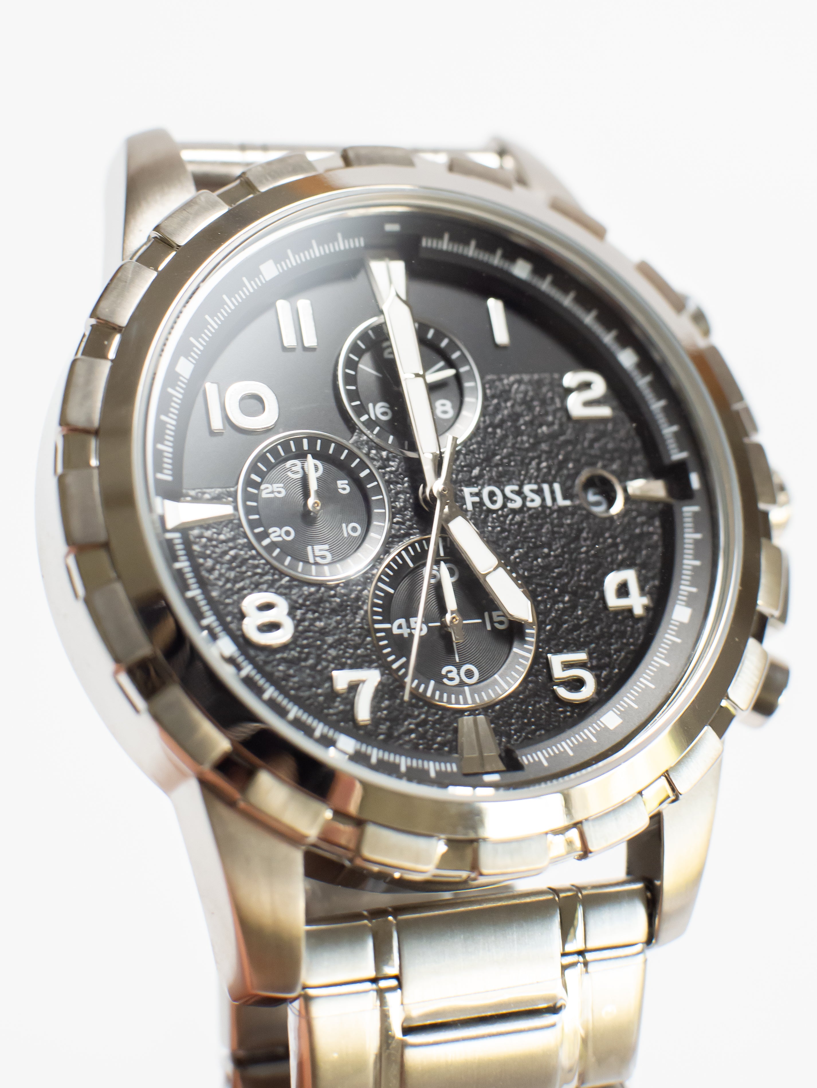 Reloj Fossil Dean Chronograph – Acero Inoxidable Plateado FS4542 ...
